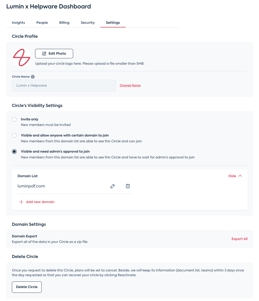 Navigating your Lumin Dashboard